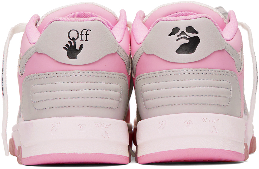 Off-White White & Pink Out Of Office Sneakers Off-White