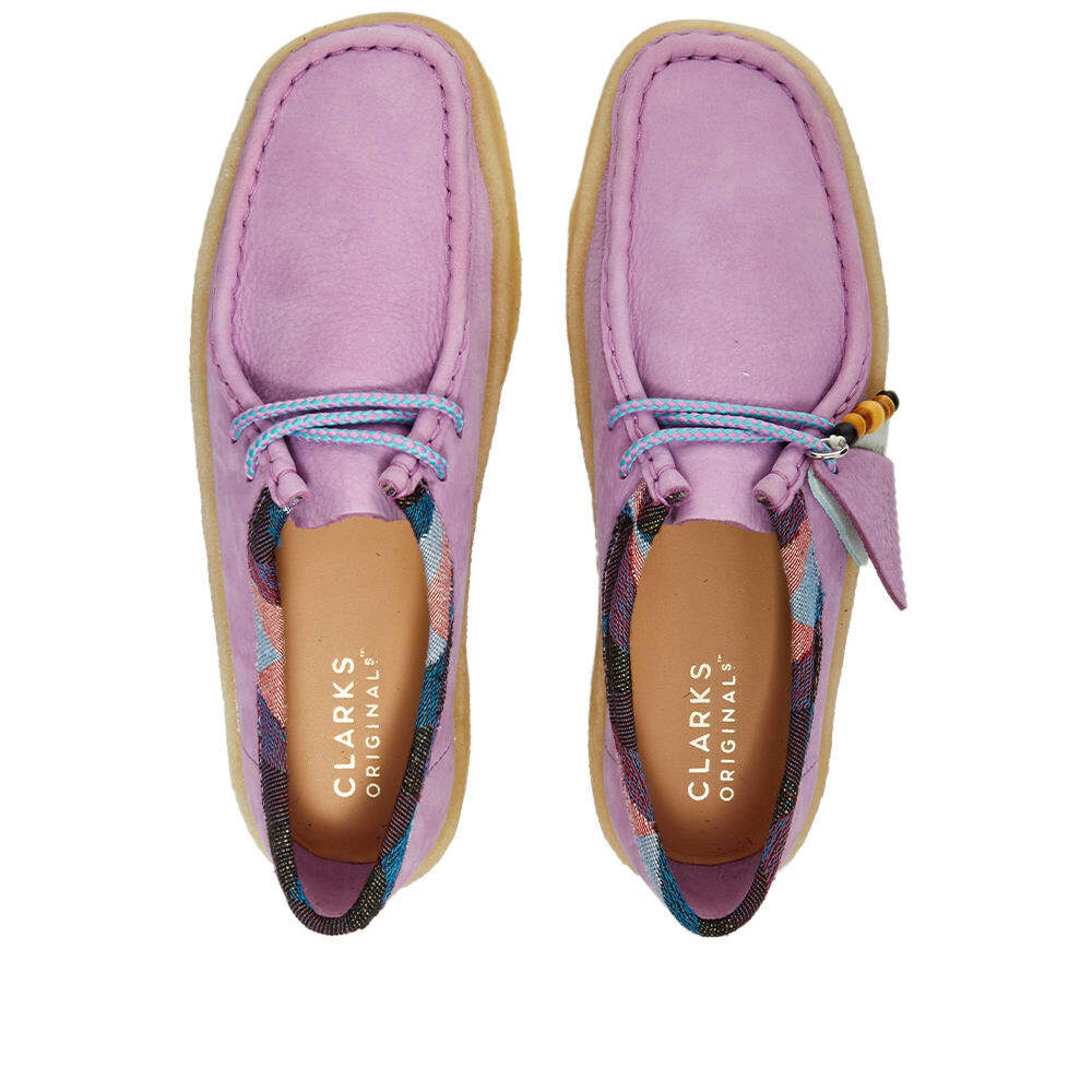 Clarks Originals Women's Wallabee Cup in Light Purple Clarks Originals