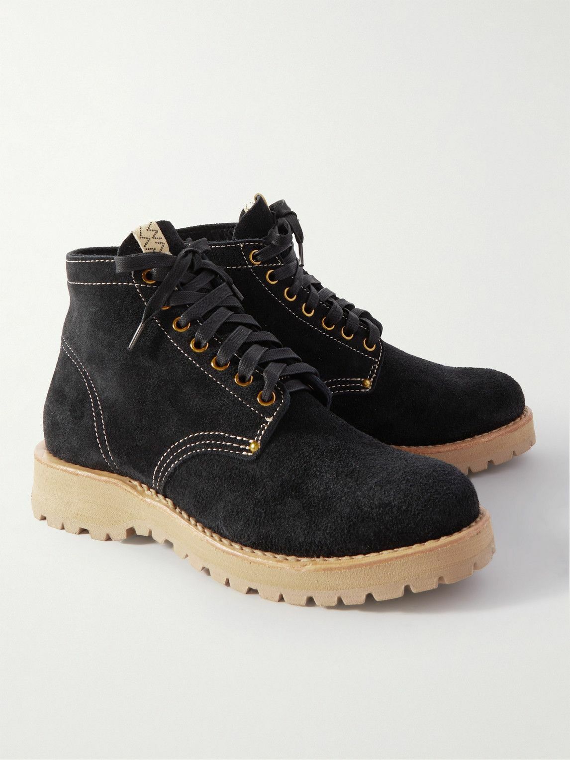 Visvim - Brigadier Folk Suede Boots - Black Visvim