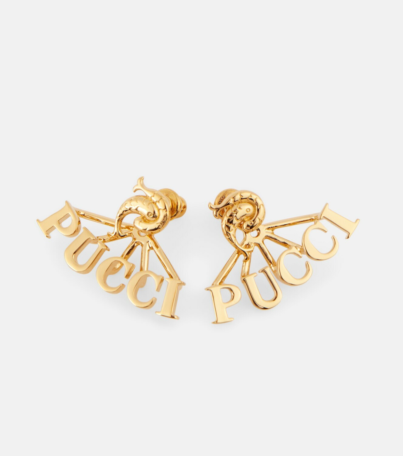 Pucci - Logo earrings Emilio Pucci
