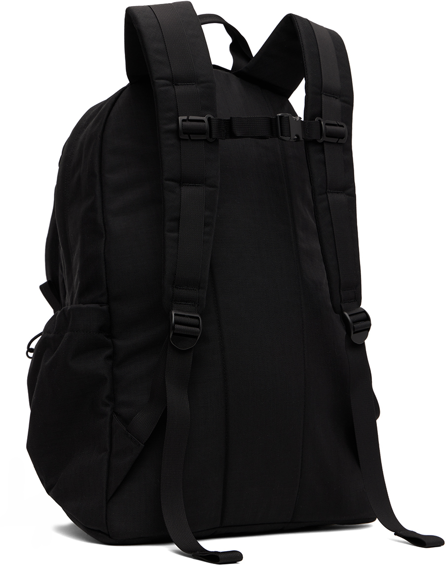 BEAMS PLUS Black Two-Compartment Backpack Beams Plus