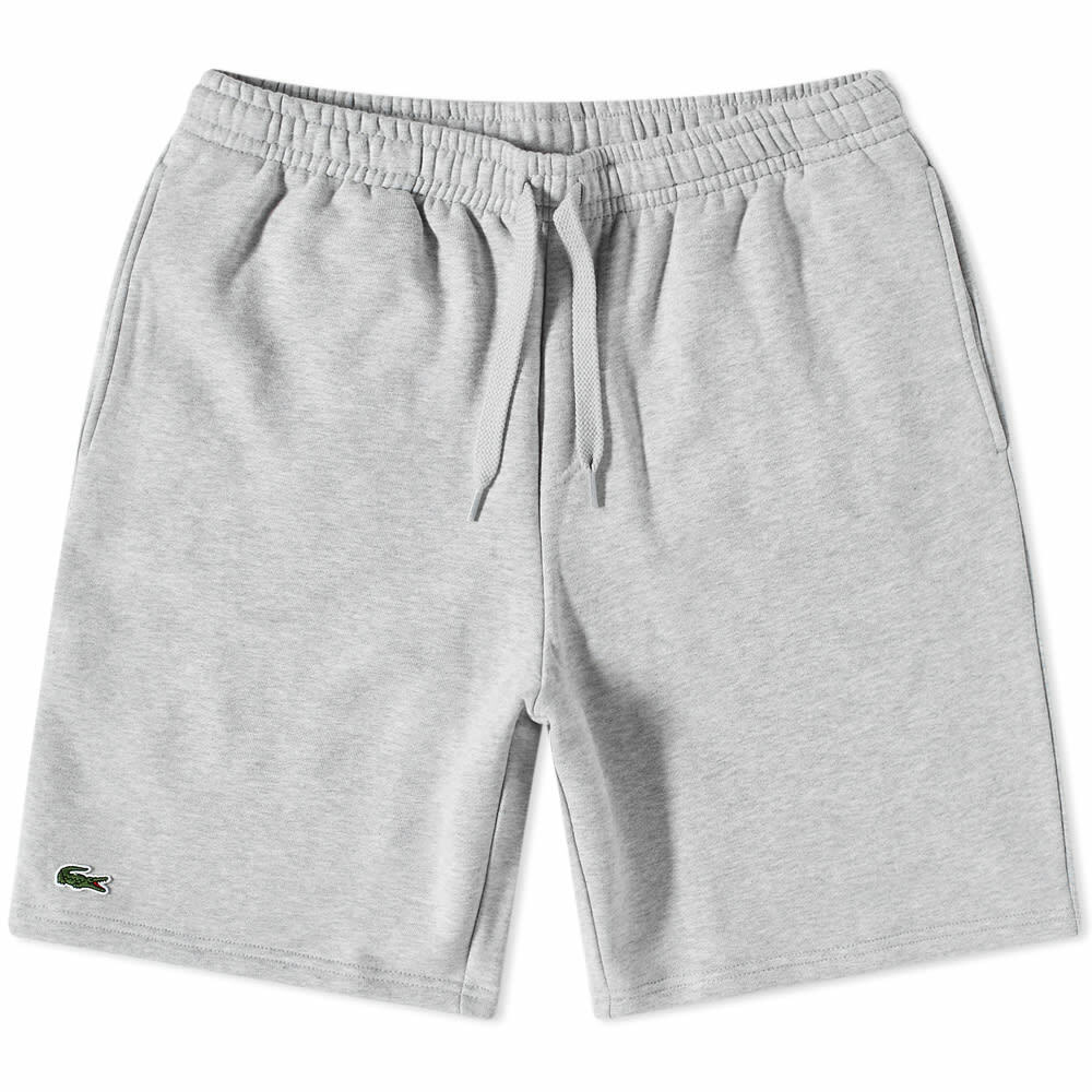 Lacoste Men's Classic Logo Sweat Short in Grey Marl Lacoste