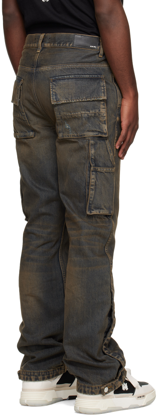 AMIRI Indigo Stack Workman Jeans Amiri