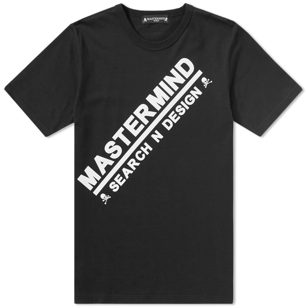 MASTERMIND WORLD Search N Design Tee Black MASTERMIND WORLD