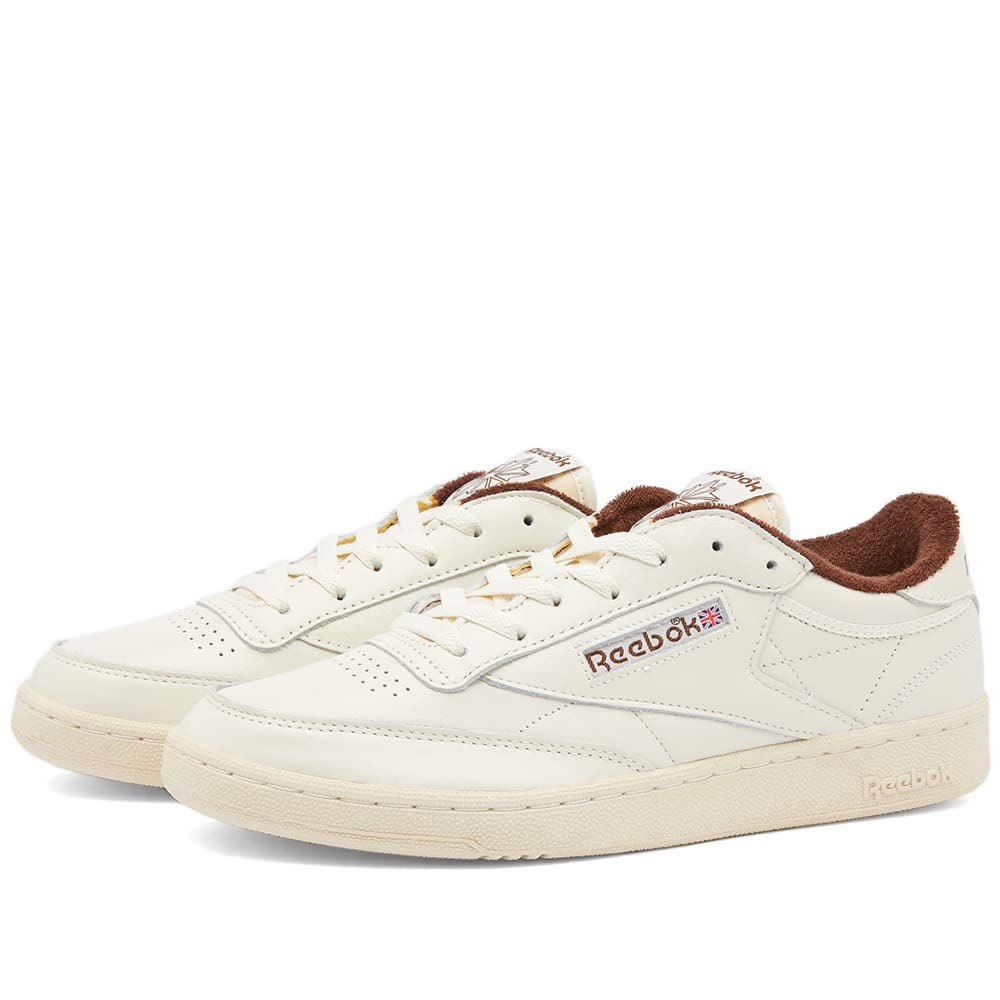 Reebok Men's Cluc C 85 Vintage Sneakers in Chalk/Alabaster/Brush Reebok