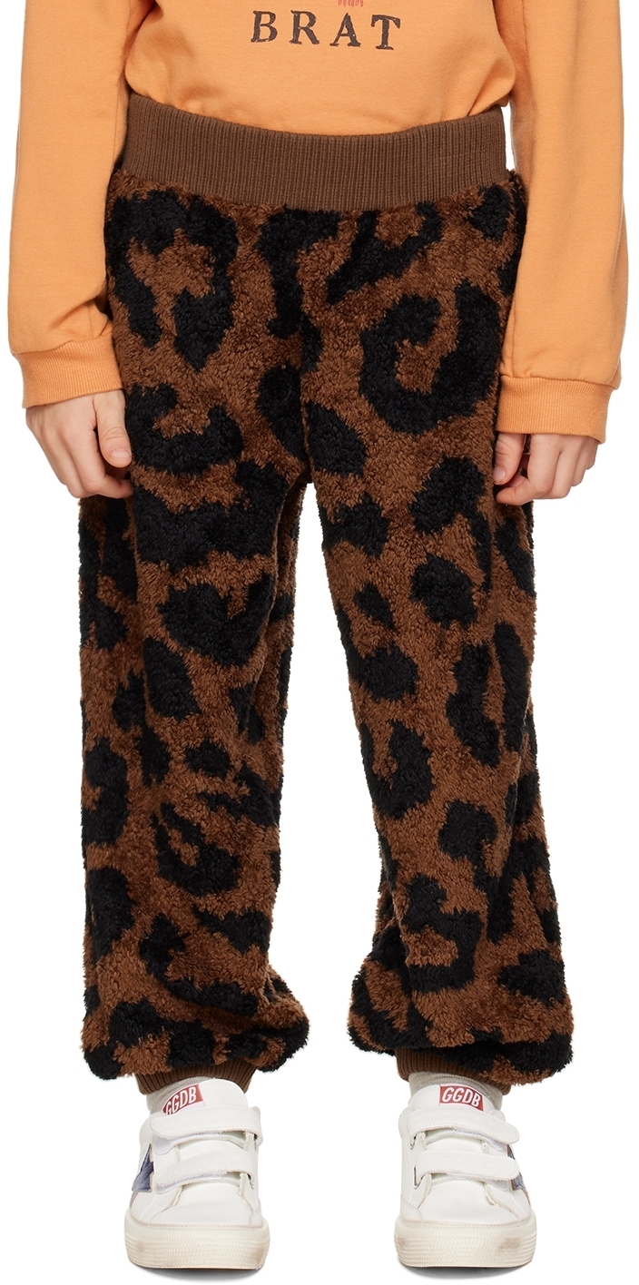 Daily Brat Kids Brown Leopard Lounge Pants Daily Brat