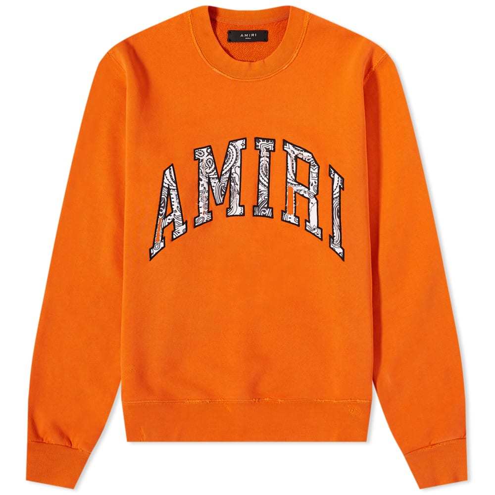 AMIRI Bandana Applique Crew Sweat Amiri