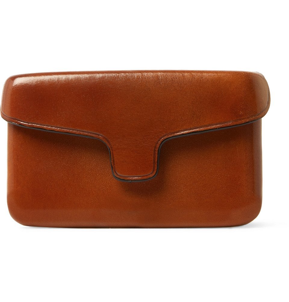 Il Bussetto - Polished-Leather Cardholder - Tan Il Bussetto