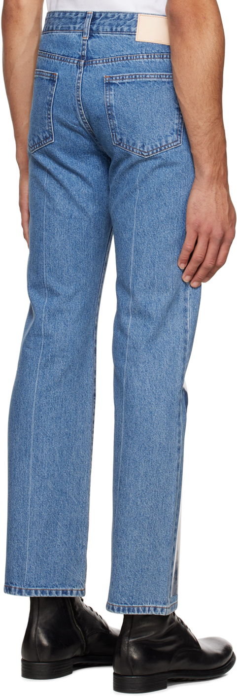 System Blue Coated Jeans System