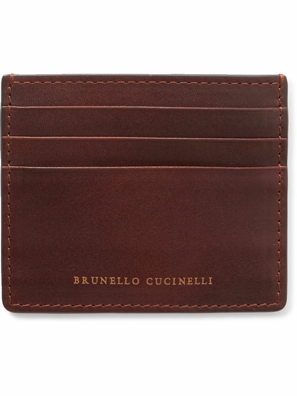 Brunello Cucinelli - Leather Cardholder Brunello Cucinelli