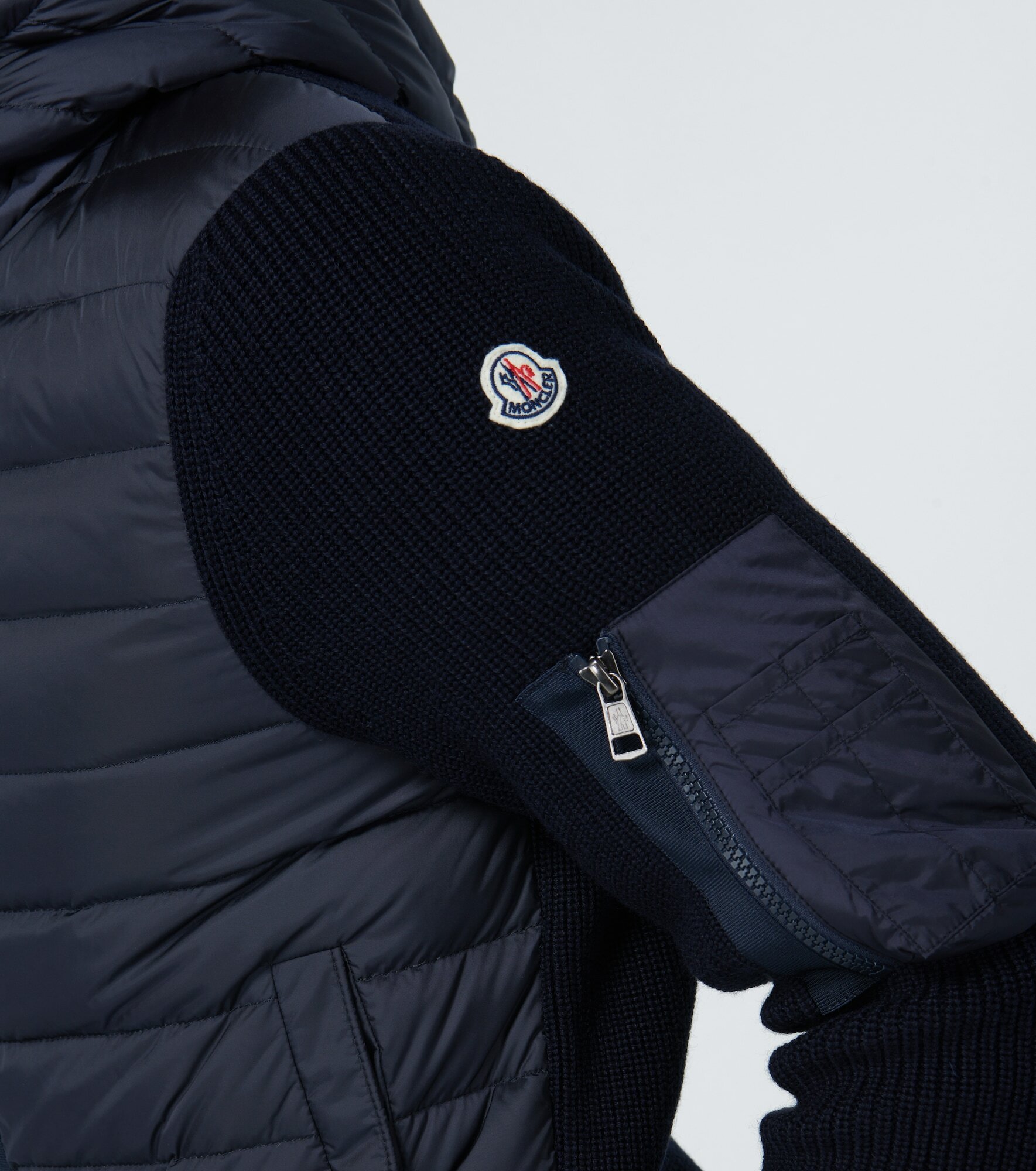 Moncler - Tricot panelled jacket Moncler