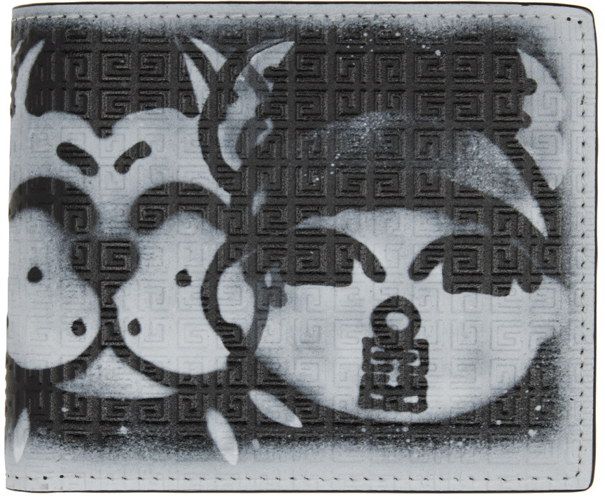 Givenchy Black Chito Edition 4G Tag Effect Wallet Givenchy