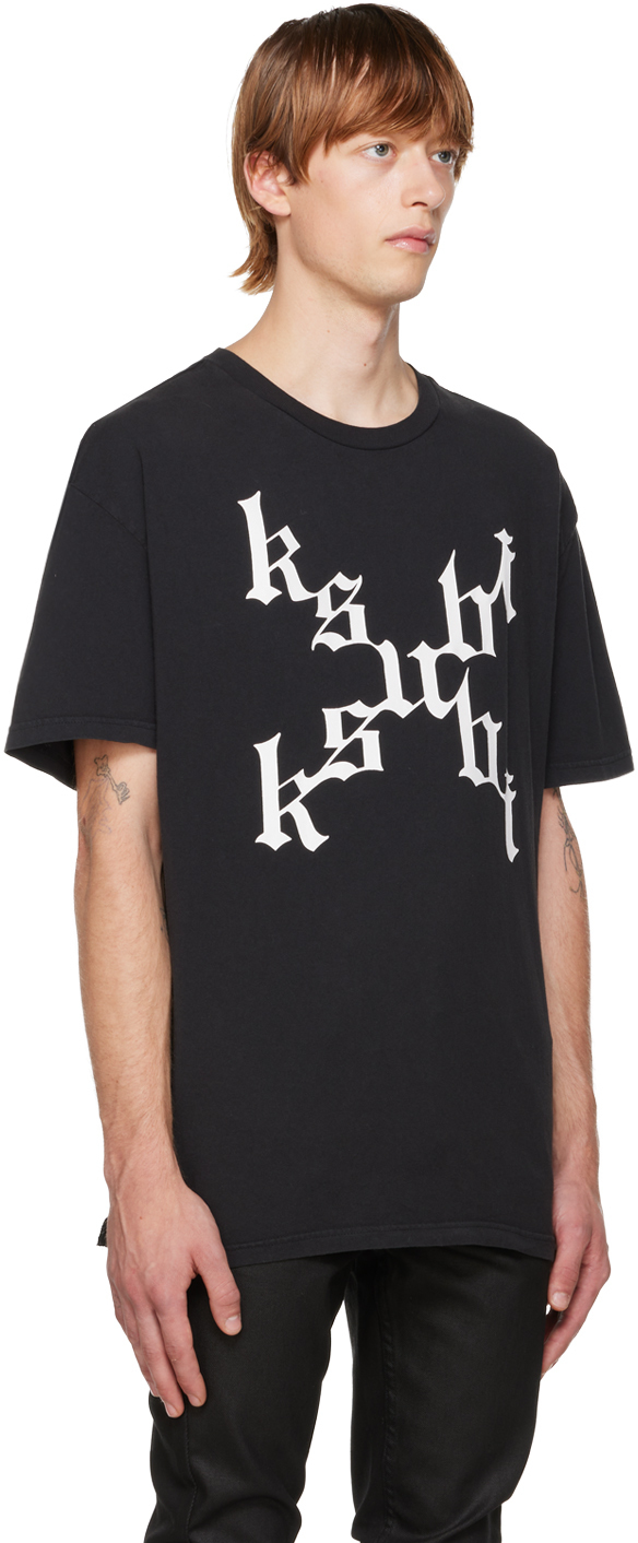 Ksubi Black Kult Biggie T Shirt Ksubi