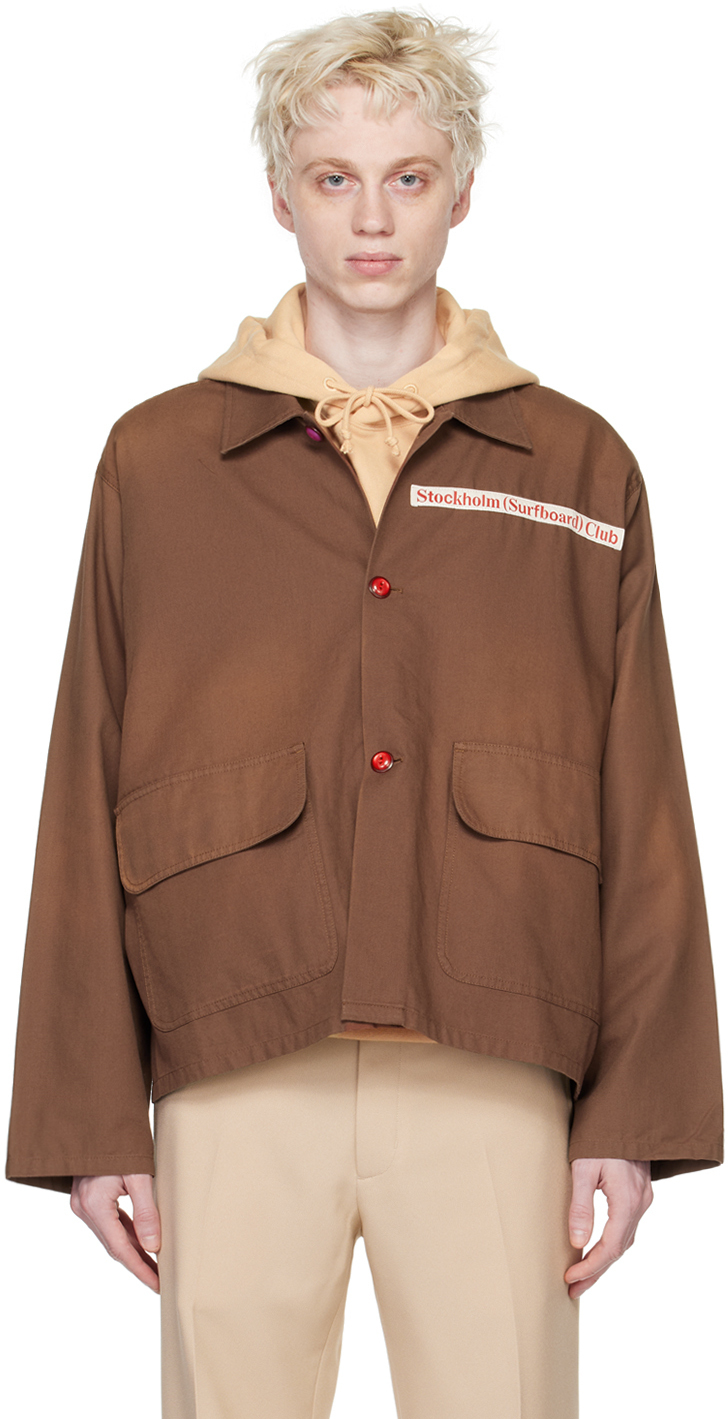 Stockholm (Surfboard) Club Brown Coach Jacket Stockholm Surfboard Club
