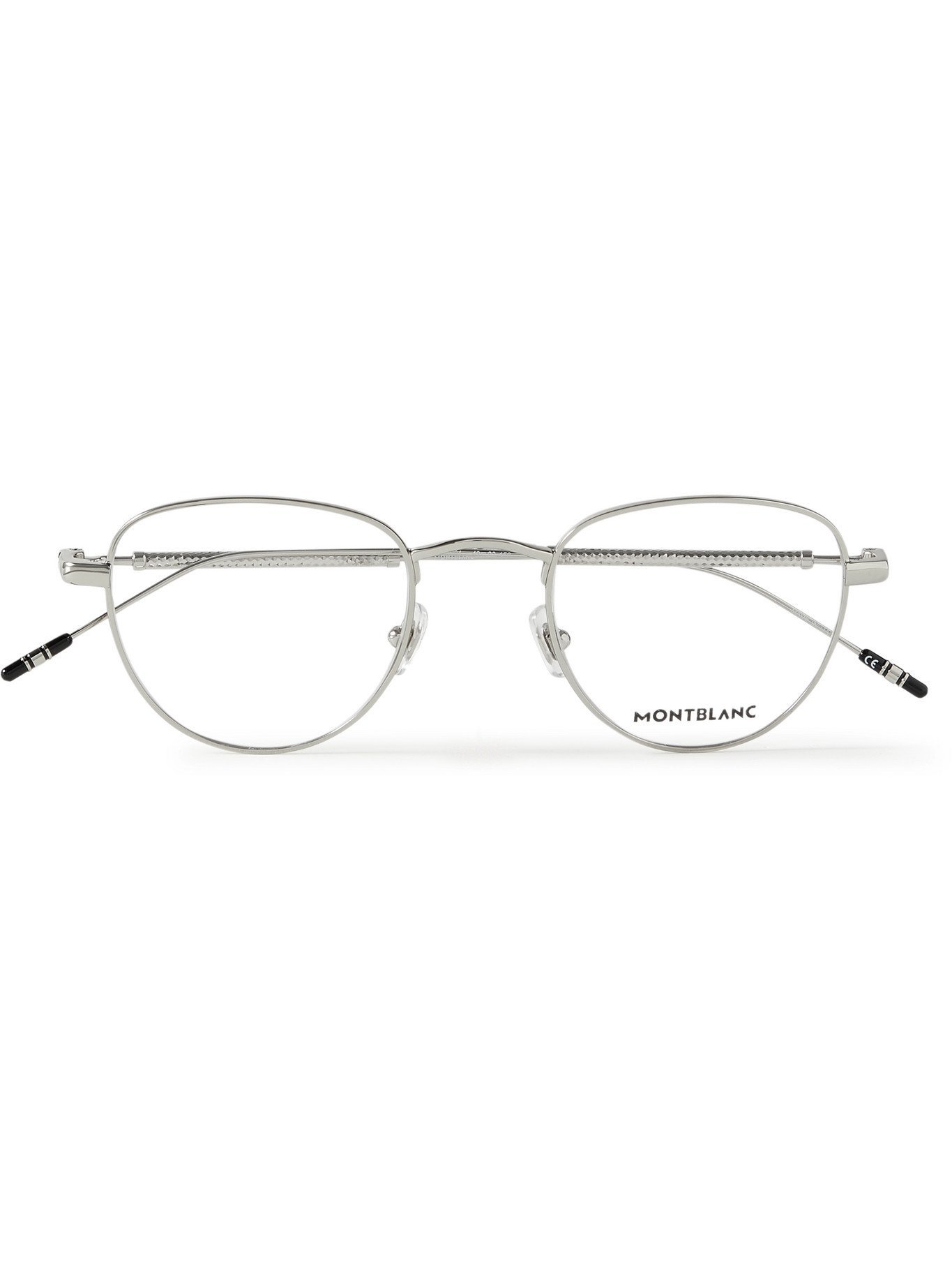 MONTBLANC - Round-Frame Silver-Tone Optical Glasses - Silver Montblanc