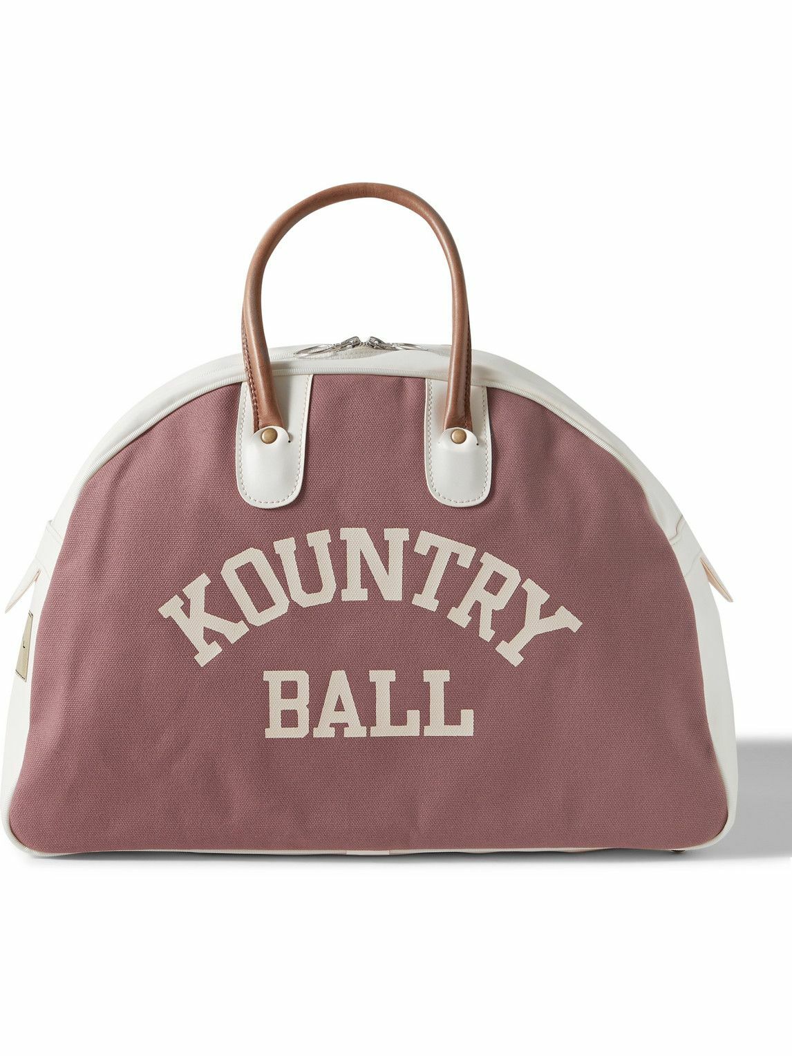 KAPITAL - Printed Canvas and Leather Tote Bag KAPITAL