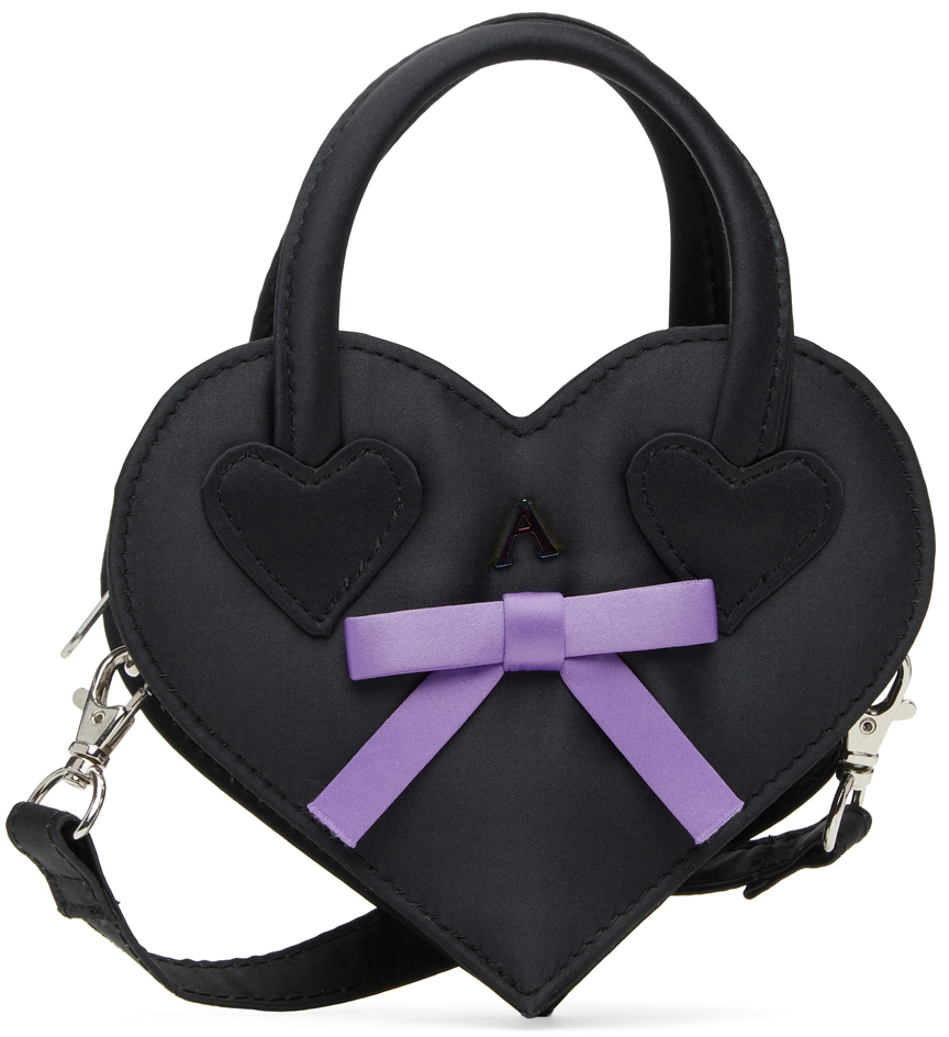 Ashley Williams Black Mini Heart Bag Ashley Williams