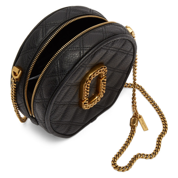 Marc Jacobs Black The Status Round Bag Marc Jacobs