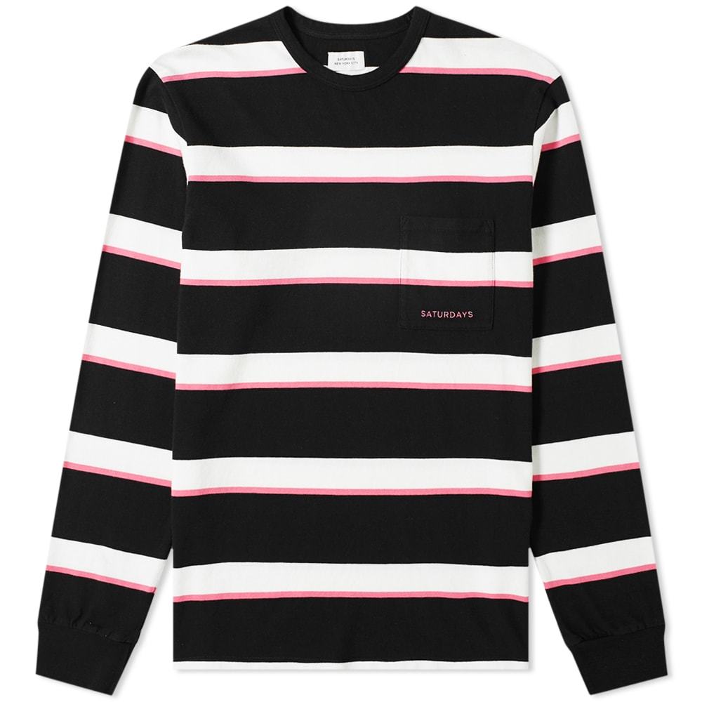 Saturdays NYC Long Sleeve Miller Standard Tee Saturdays NYC