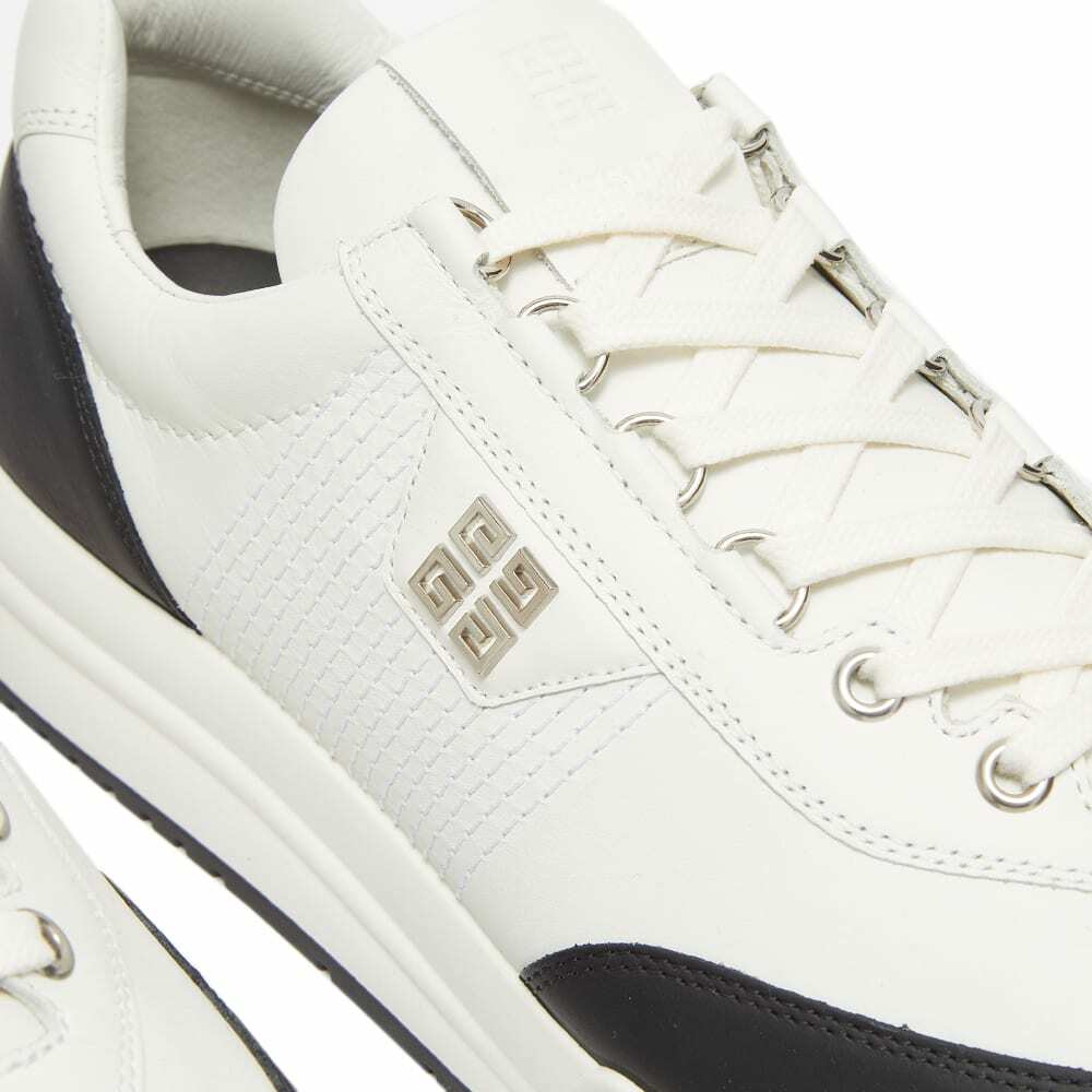 Givenchy Men's G4 Low Sneakers in Ivory/Black Givenchy