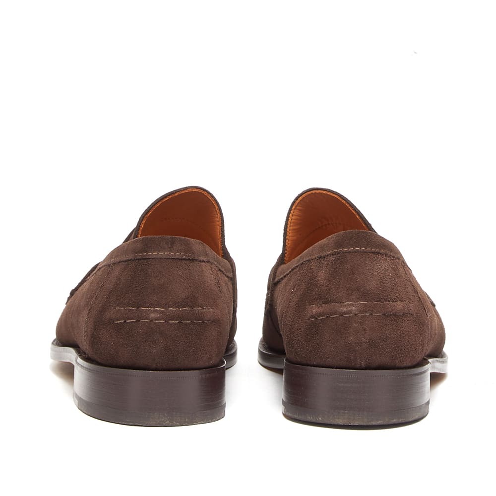 Sanders Men's Aldwych Penny Loafer in Pinner Suede Sanders