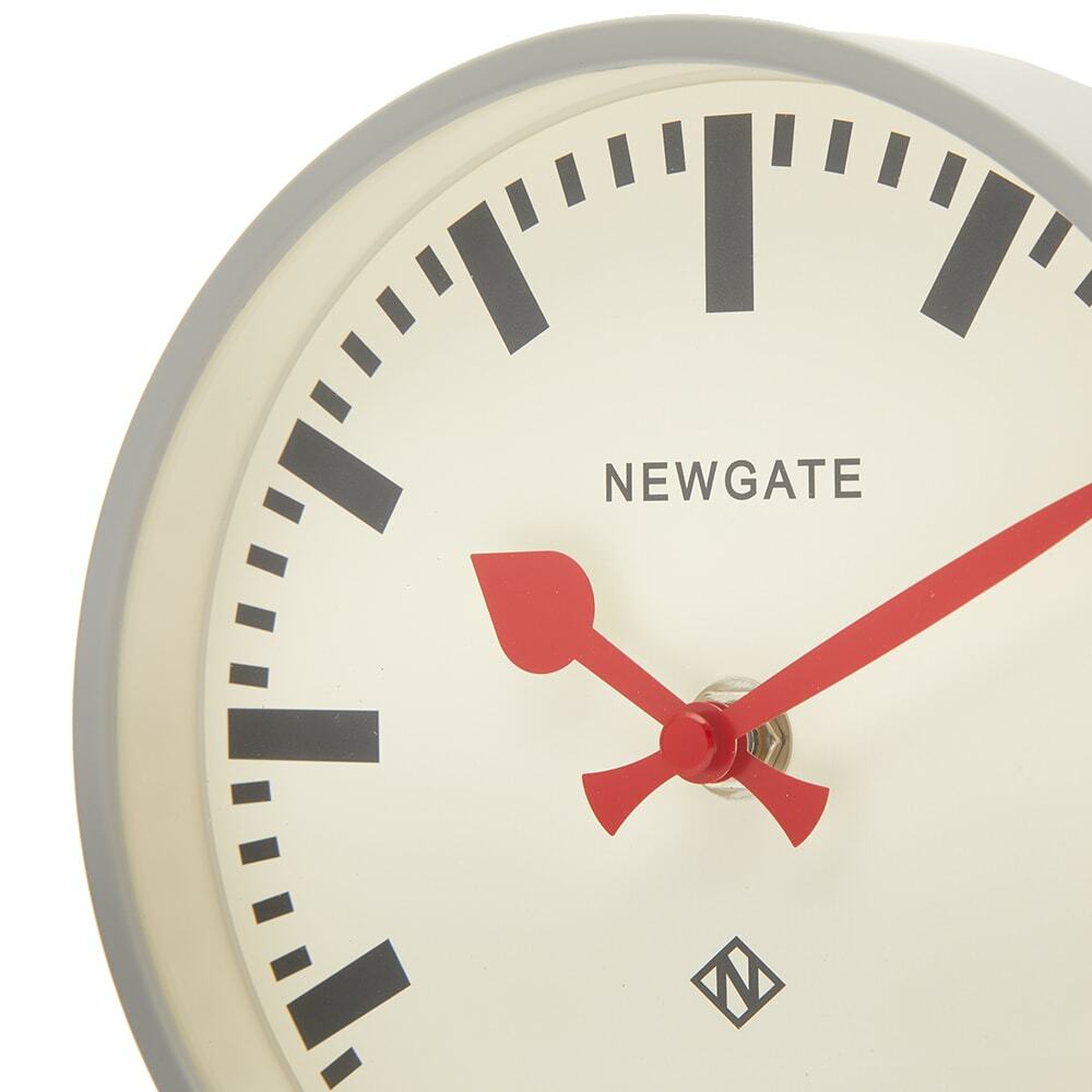 Newgate Clocks M Mantel Railway Clock in Grey Newgate Clocks
