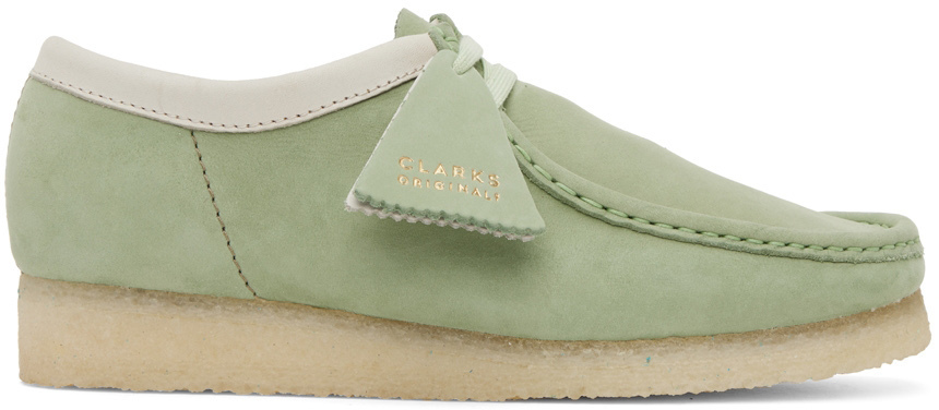 Clarks Originals Green Wallabee Derbys Clarks Originals