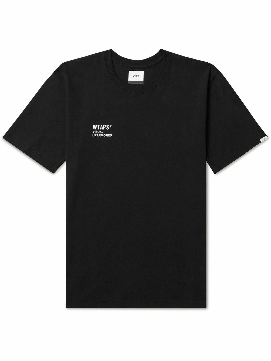 WTAPS - Logo-Print Cotton-Jersey T-Shirt - Black WTAPS