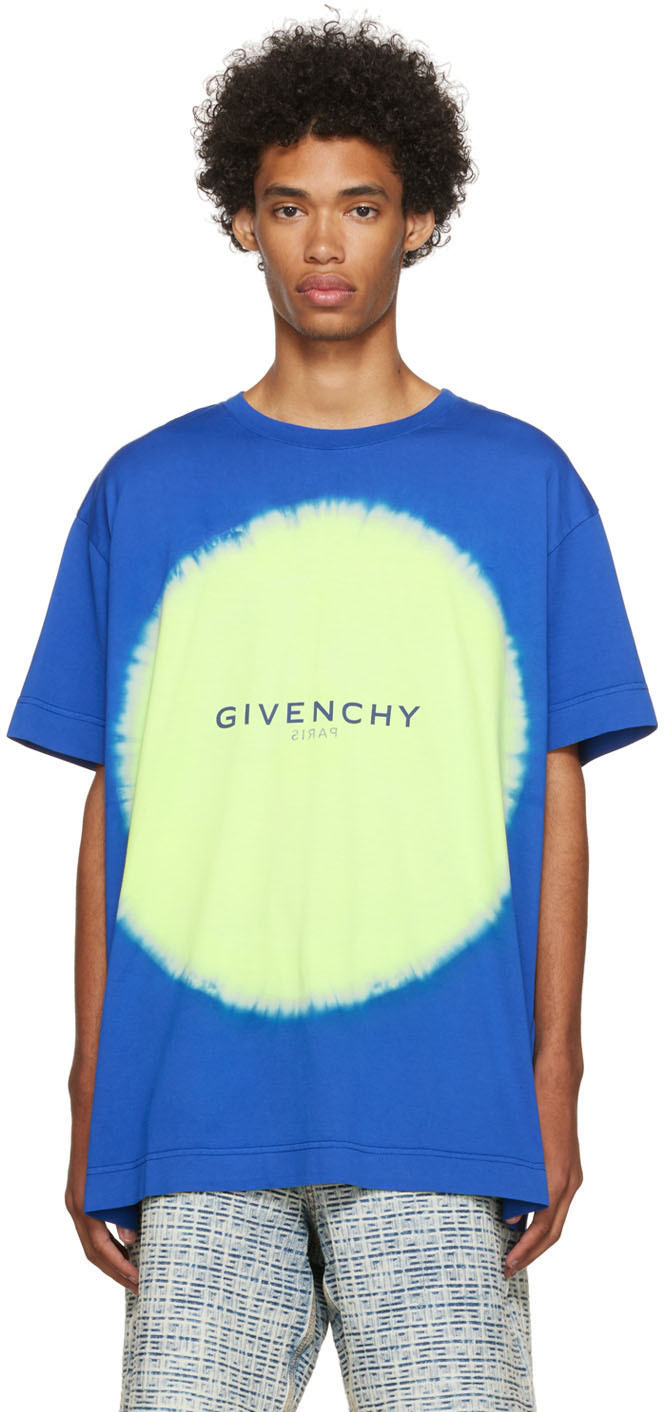 Givenchy Blue Cotton T-Shirt Givenchy