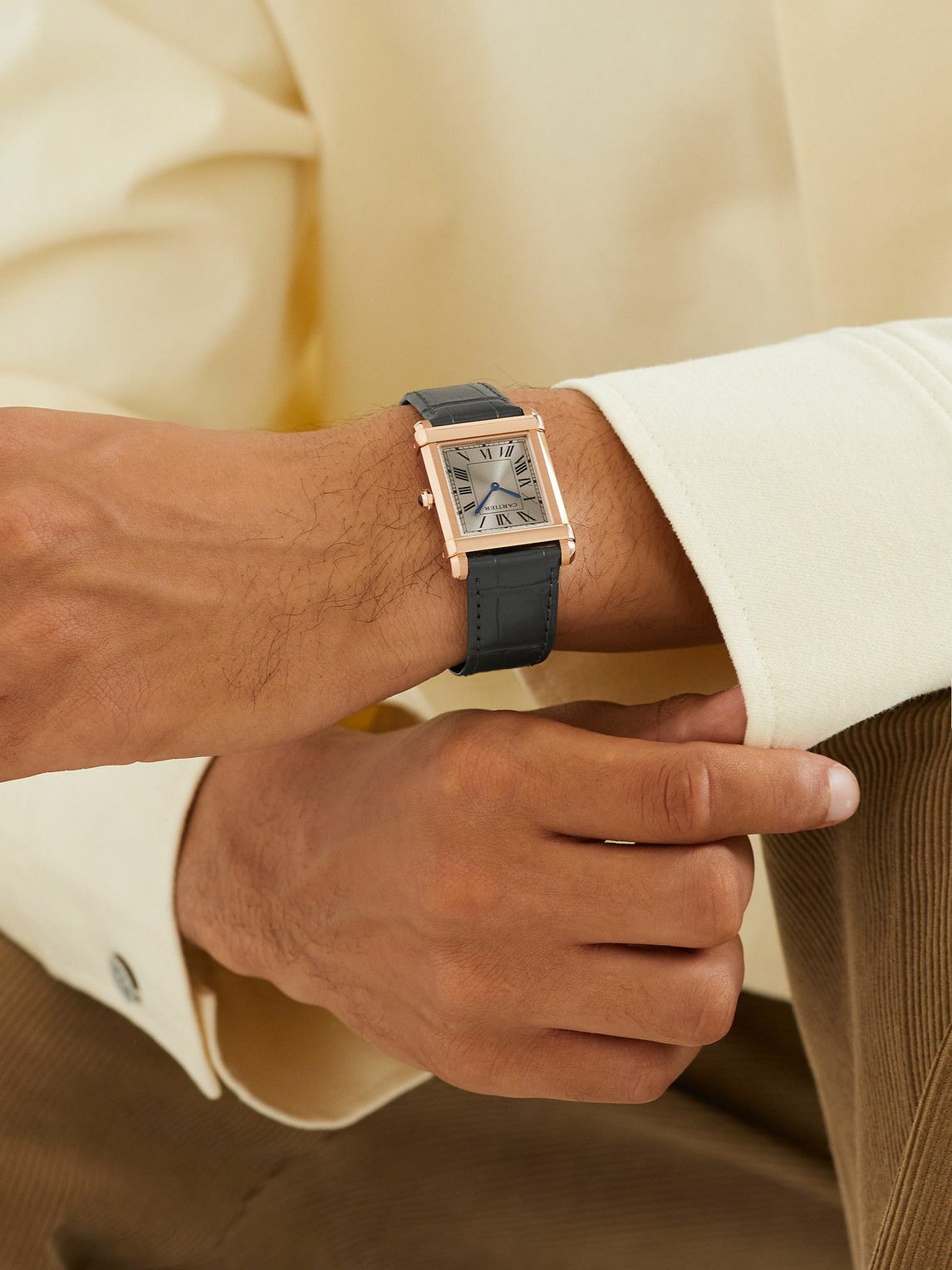 Cartier - Tank Chinoise Limited Edition Hand-Wound 39.49mm Rose Gold ...