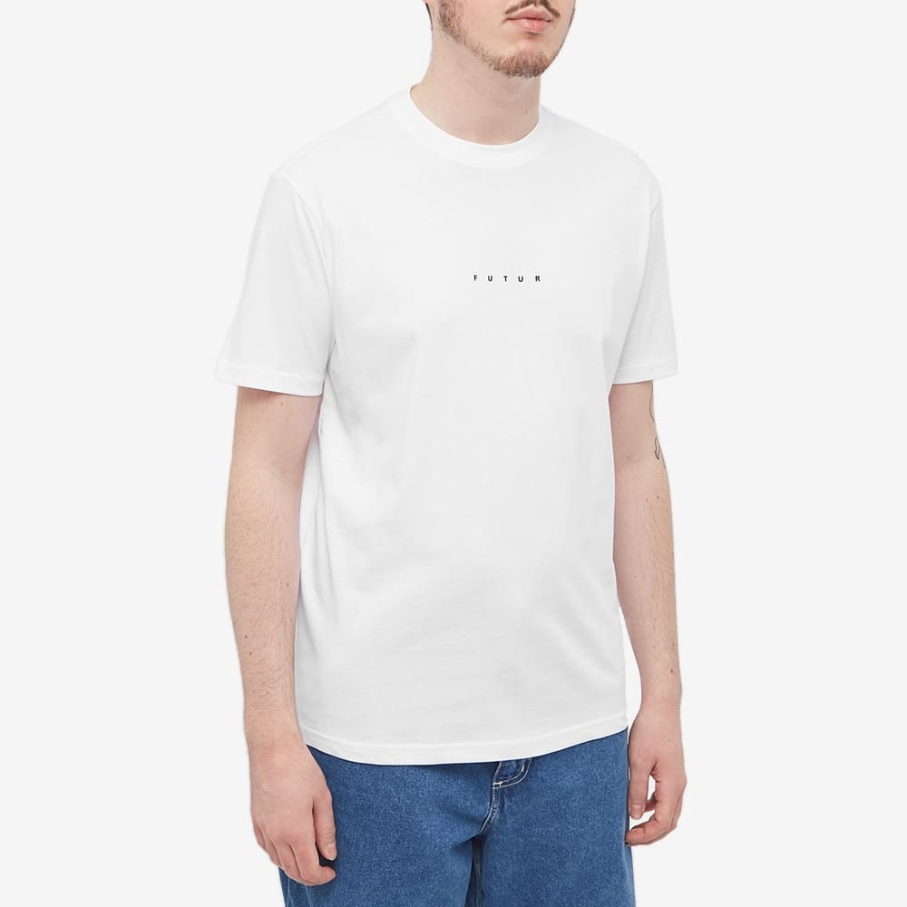 Futur Men's Core Logo T-Shirt in White Futur