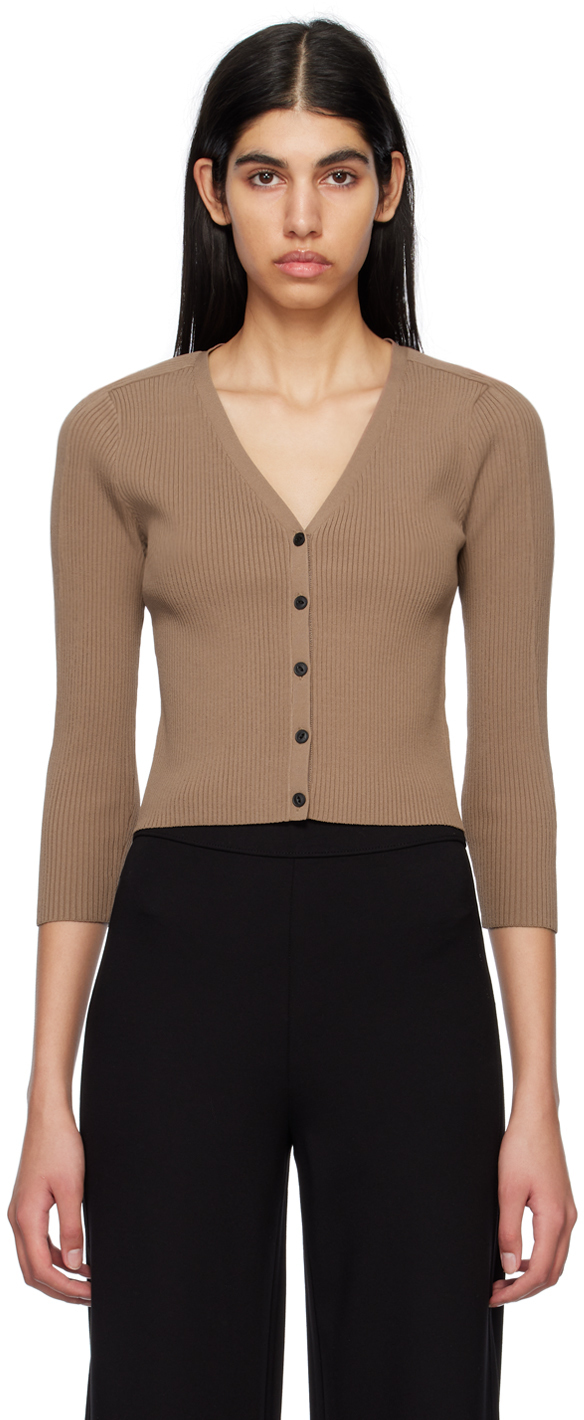 rag & bone Brown Asher Cardigan Rag and Bone