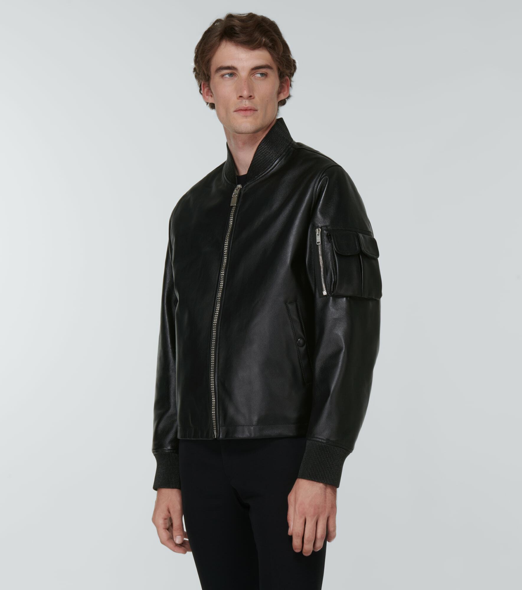 Givenchy - Leather bomber jacket Givenchy