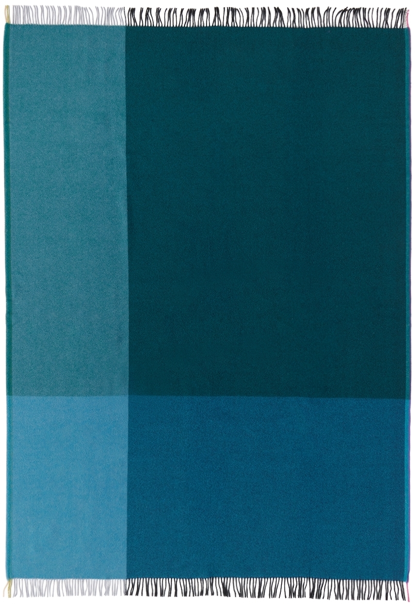 Vitra Blue Colour Block Blankets Vitra