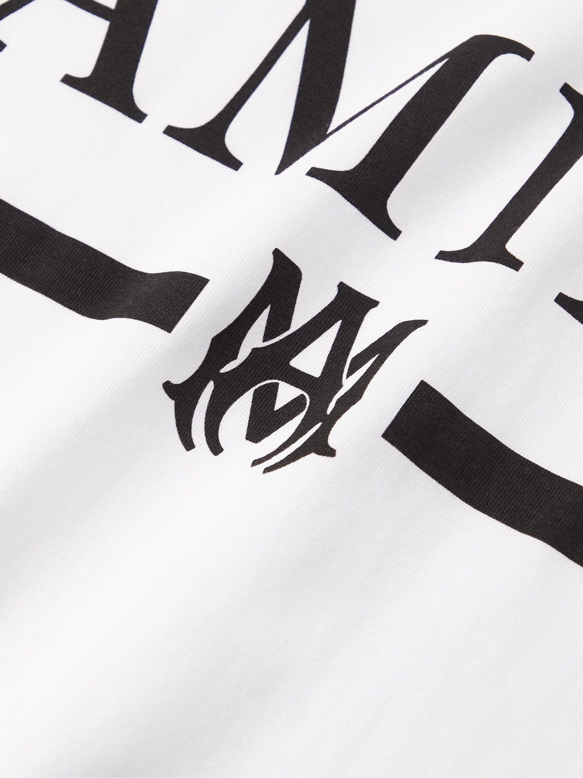 AMIRI - Logo-Print Cotton-Jersey T-Shirt - White Amiri