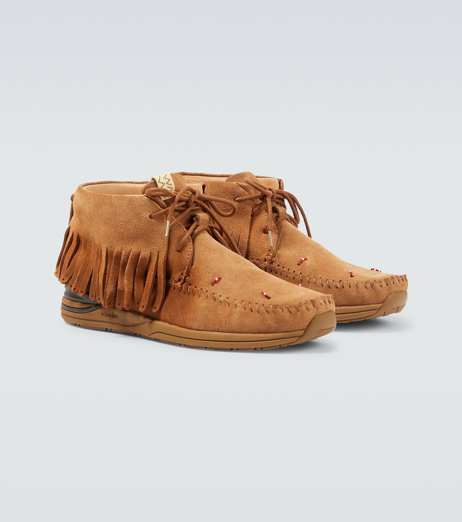 Visvim - FBT fringed suede moccasins Visvim