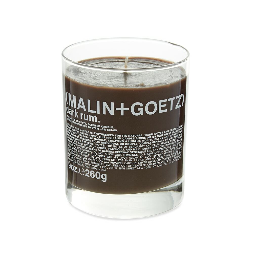 Malin + Goetz Table Candle in Dark Rum 260g Malin + Goetz