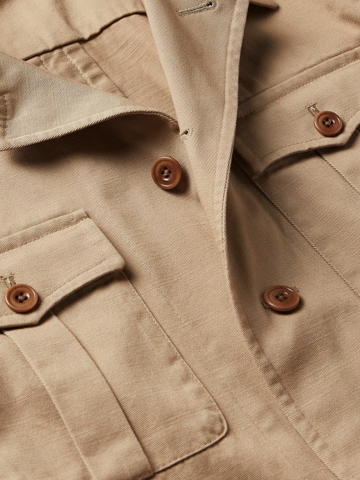 Polo Ralph Lauren - Belted Cotton-Twill Jacket - Neutrals Polo Ralph Lauren