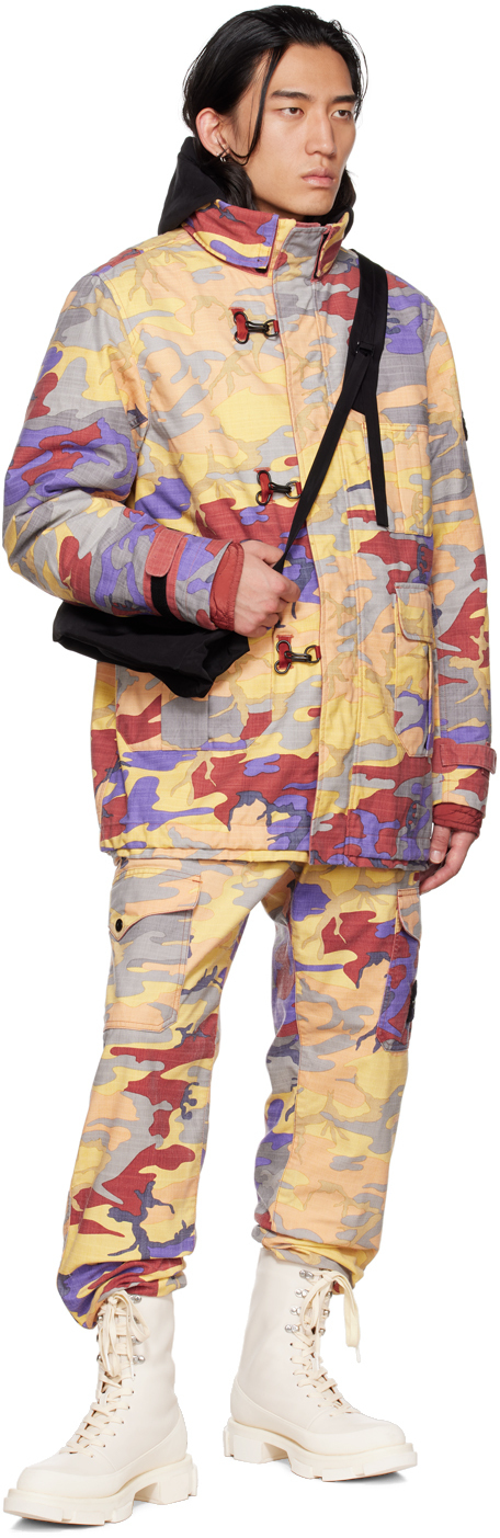 Stone Island Multicolor Heritage Camo Coat Stone Island