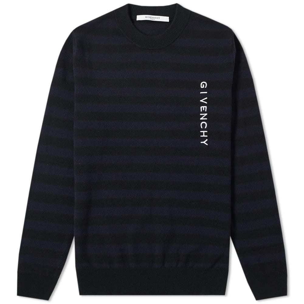 Givenchy Stripe Logo Crew Knit Givenchy