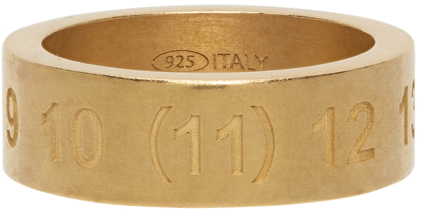 Maison Margiela Gold Number Ring Maison Margiela