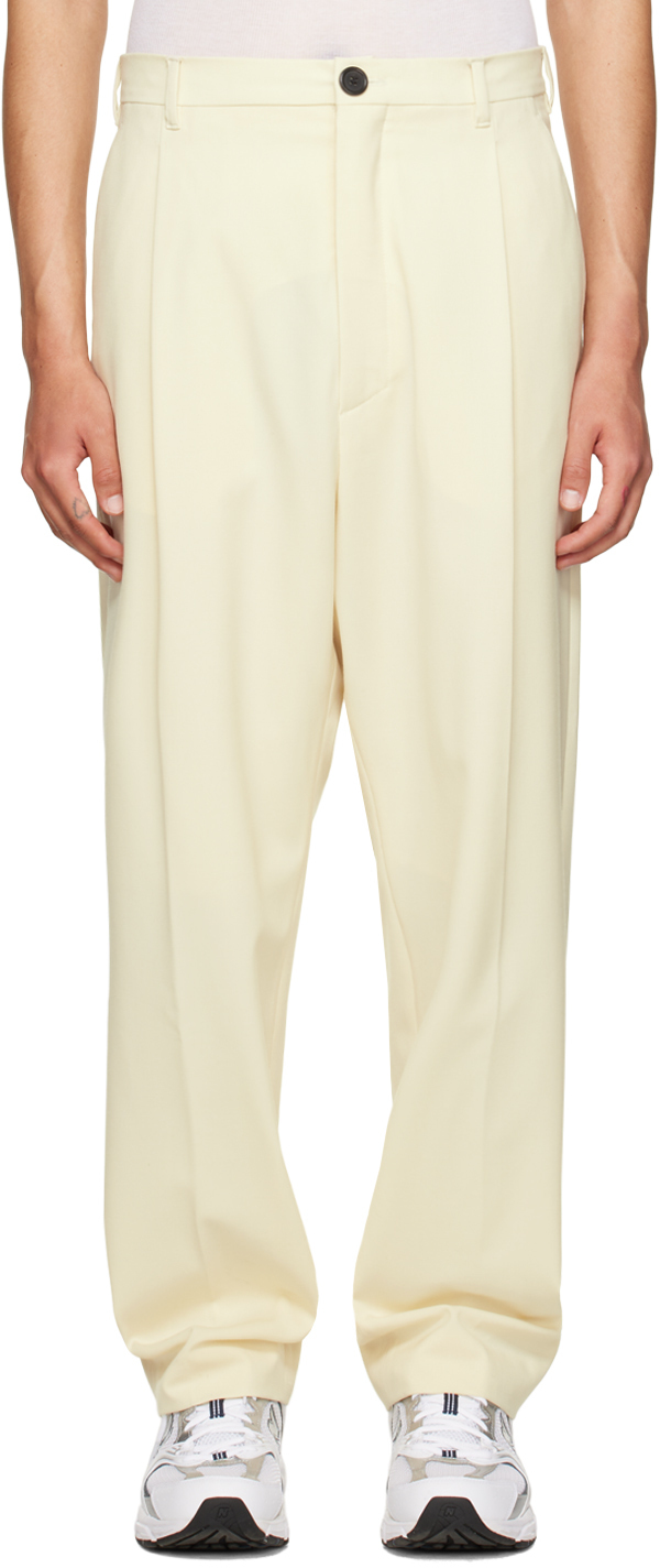 LU'U DAN SSENSE Exclusive Off-White Tailored Trousers LU'U DAN