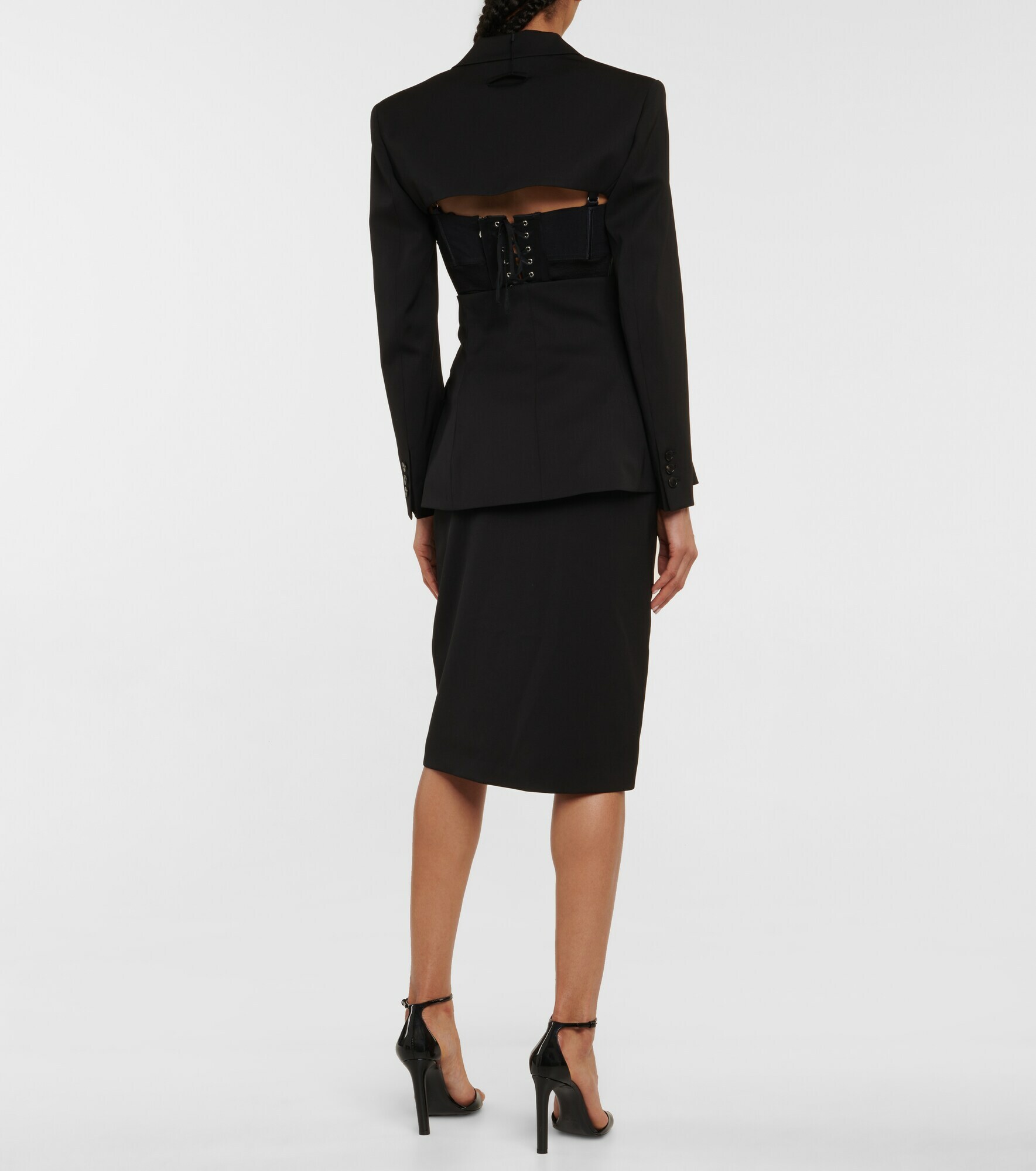 Jean Paul Gaultier - x Lotta Volkova fitted blazer Jean Paul Gaultier