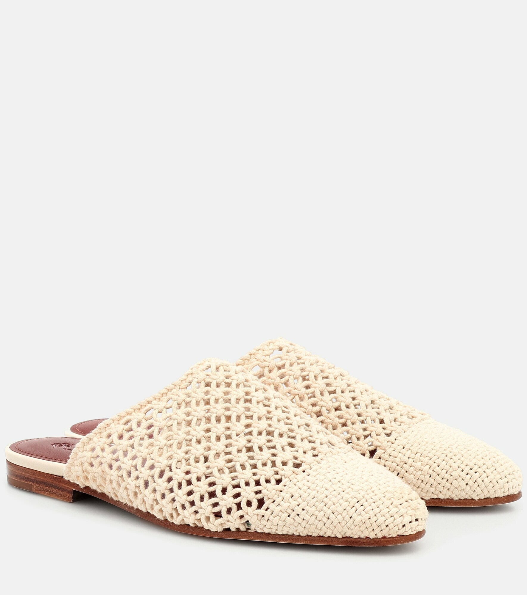 Loro Piana - Balgha crochet mules Loro Piana