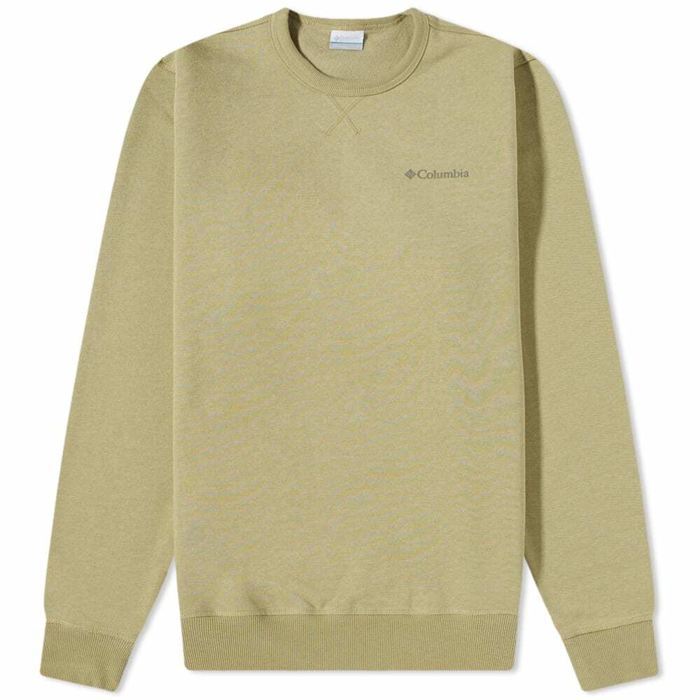 Columbia Men's Logo Fleece Crew Sweat in Savory Heather Columbia
