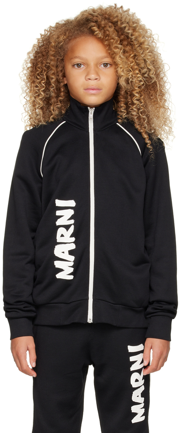 Marni Kids Black Logo Sweatshirt Marni