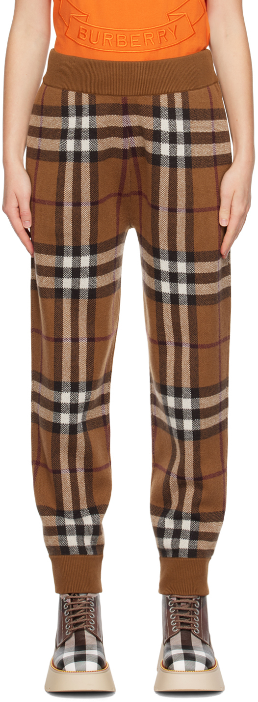 Burberry Brown Marley Lounge Pants Burberry