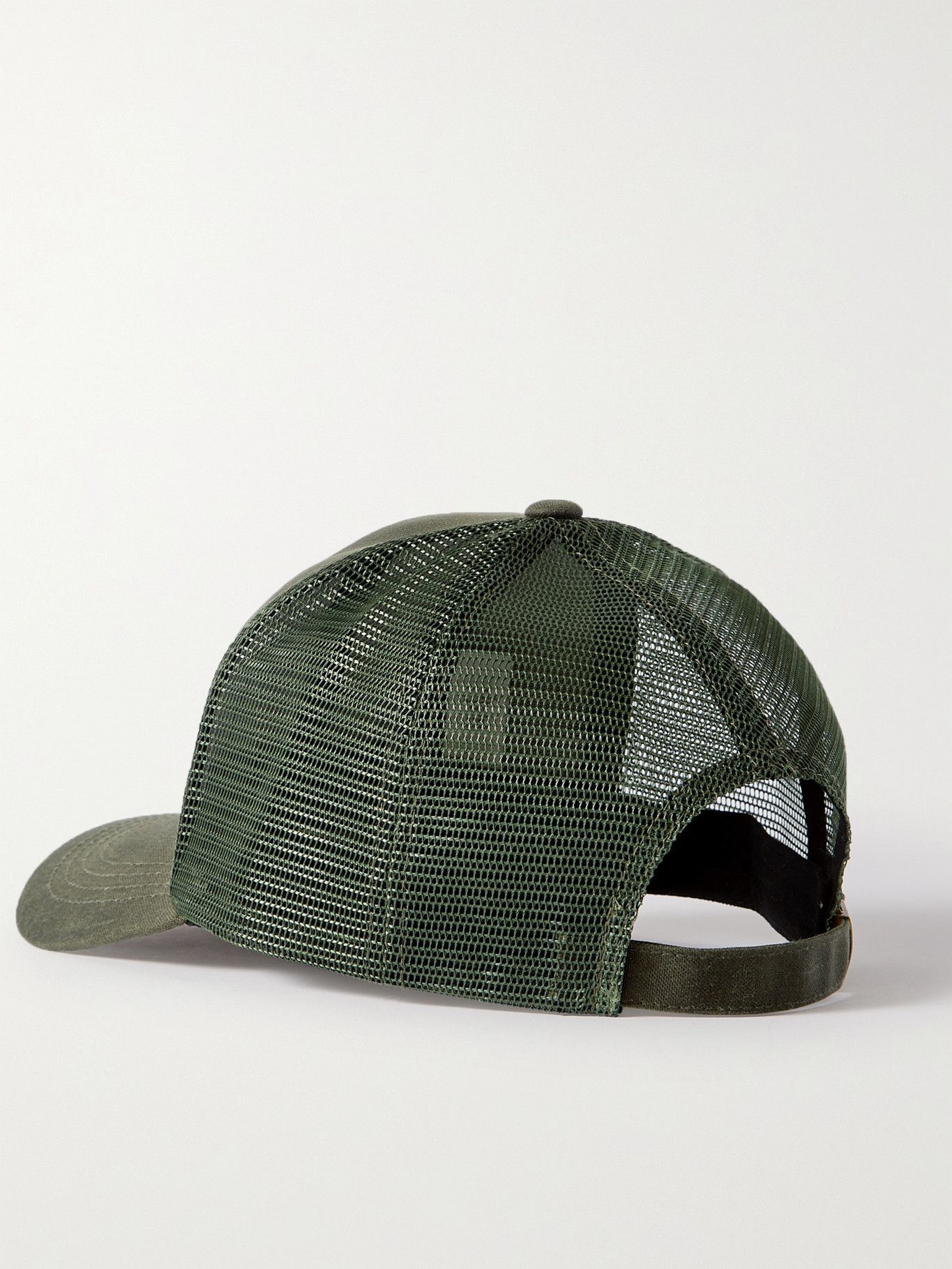 FILSON - Logger Logo-Appliquéd Cotton-Twill and Mesh Baseball Cap Filson