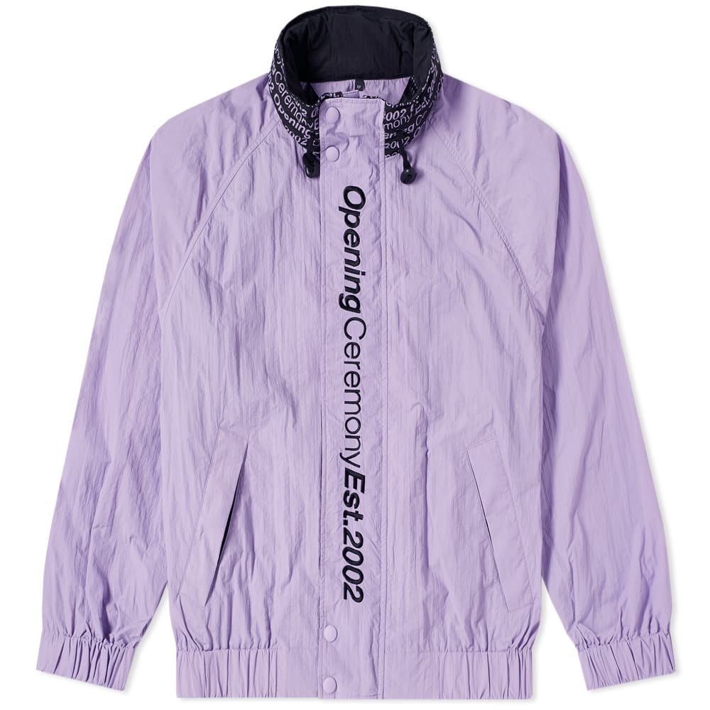 Opening Ceremony Crinkle Nylon Wind Jacket Purple Opening Ceremony