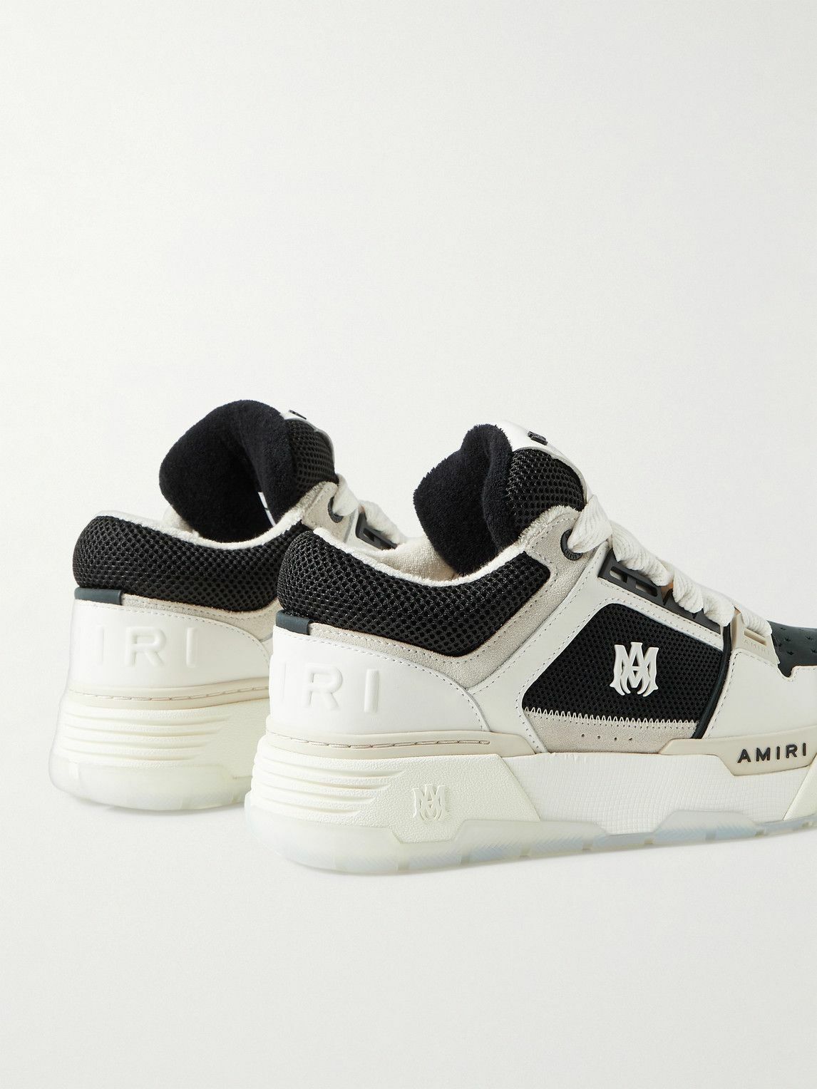 AMIRI - MA-1 Leather, Suede and Mesh Sneakers - White Amiri